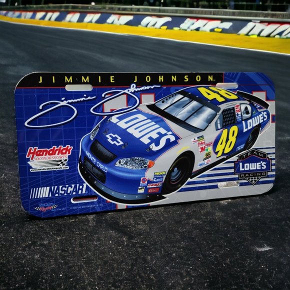 Nascar | Other | Vintage Nascar Vinyl Plates Qty 4 | Poshmark